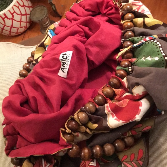 Amici | Bags | Amici Bag Floral With Beads | Poshmark